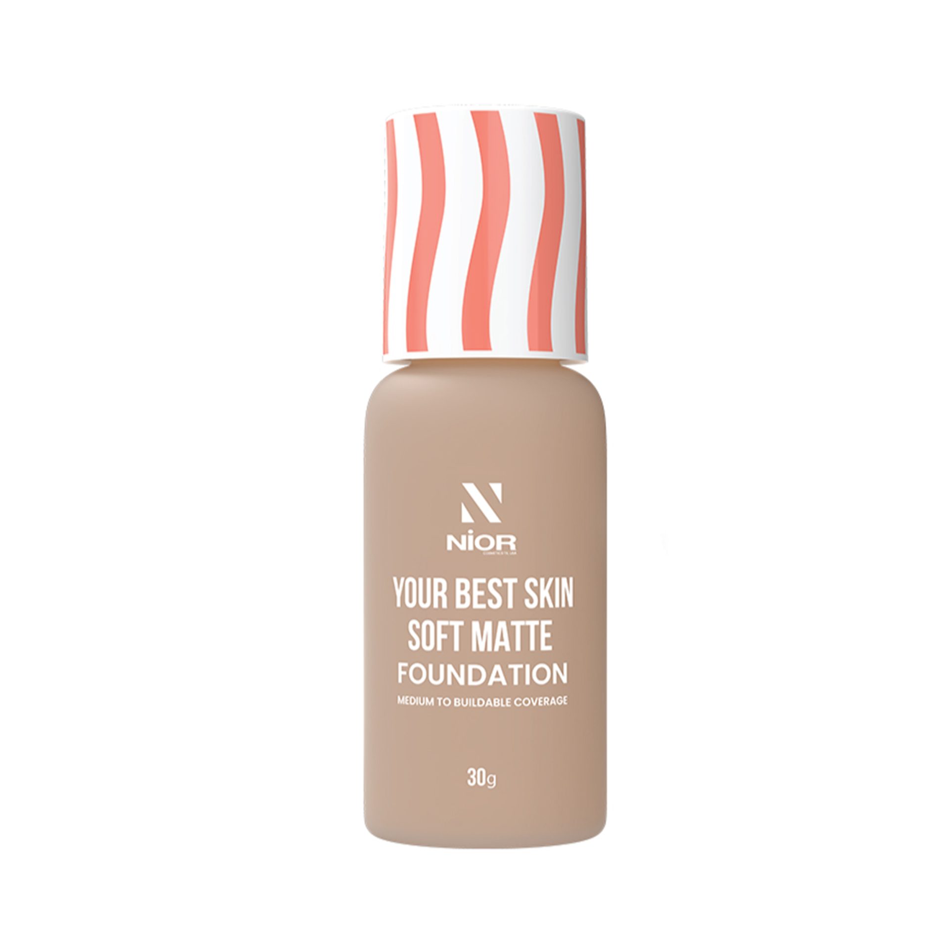 Nior Your Best Skin Soft Matte Foundation - Tan - Herlan