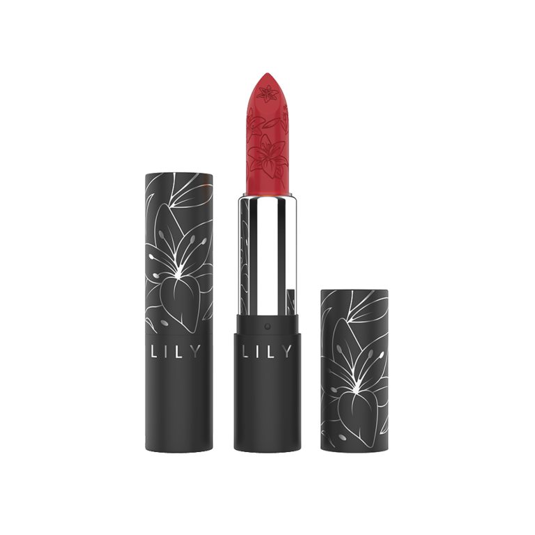 Lily Satin Lipstick - Blaze - Herlan